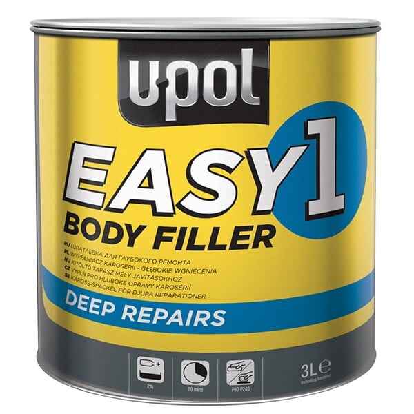 U-Pol Easy 1 Body Filler - 2 Part - 3Lt